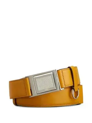TOD'S Metal-buckle Belt - Yellow