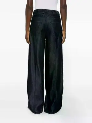 LES TEMPS DES CERISES Drawstring Wide-leg Jeans