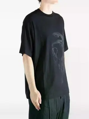 ZIGGY CHEN Digital Print T-shirt - Black