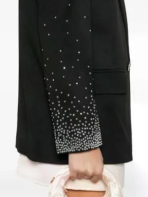 Marella Embellished-sleeve Double-breasted Blazer