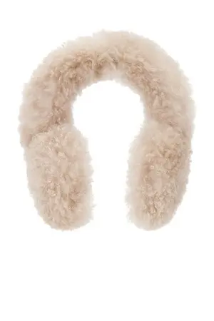 YVES SALOMON Cashmere Earmuffs Ficelle