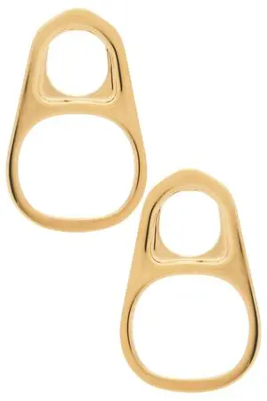 Jean Paul Gaultier Pull Tab Can Earrings - Gold