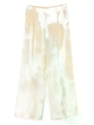Alberta Ferretti Pleated Straight Trousers