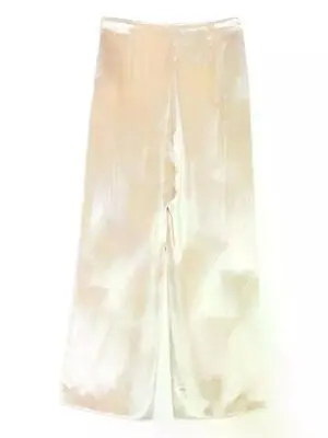 Alberta Ferretti Pleated Straight Trousers