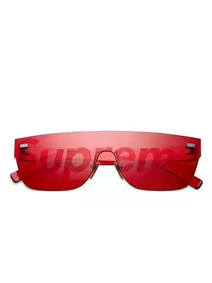 Supreme X Louis Vuitton City Mask Sp Sunglasses - Red