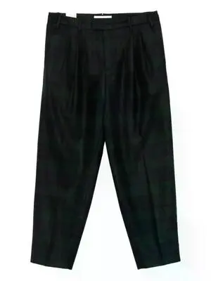 BRIGLIA 1949 Plaid Pleated-front Trousers