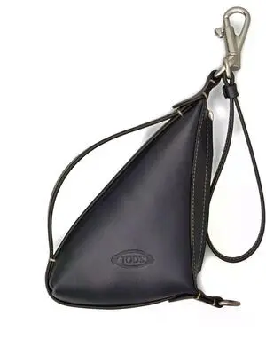 TOD'S Triangular Leather Purse