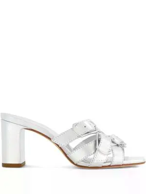 Bernardo 1946 76mm Bea Strappy Sandals - Silver