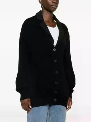 MEDEEA Notch Lapel Cardigan