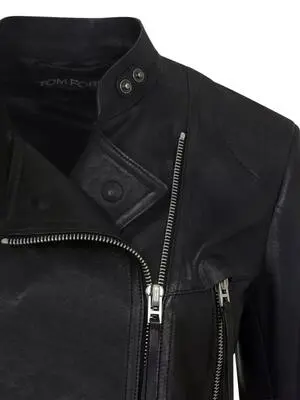 TOM FORD Zipped Leather Biker Jacket