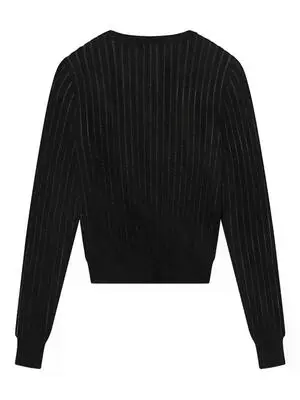 FRAME Striped Long-sleeve Top