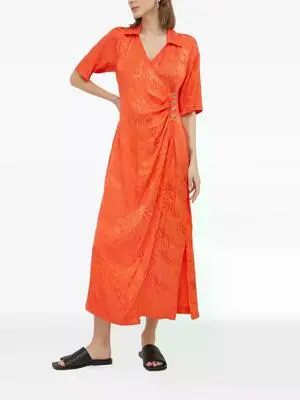 Day Birger Et Mikkelsen Printed Wrap Maxi Dress