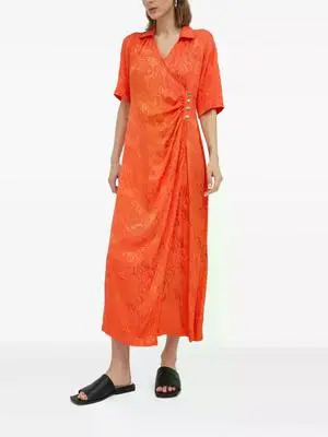 Day Birger Et Mikkelsen Printed Wrap Maxi Dress