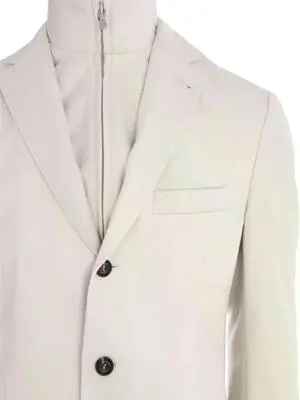 Eleventy Layered Single-breasted Blazer