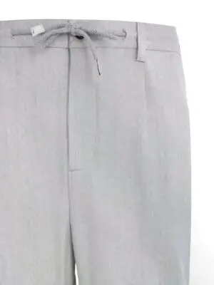 Eleventy Drawstring Tapered Trousers