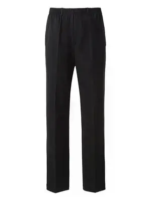MEDEEA Wool Trousers With Side Seam Pockets