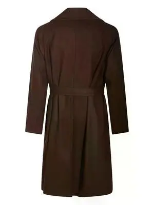 HEVO Belted Double-breasted Coat