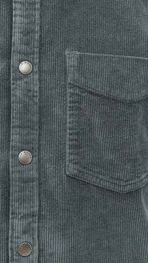 Rag & Bone Corduroy Cpo Shirt - Slate