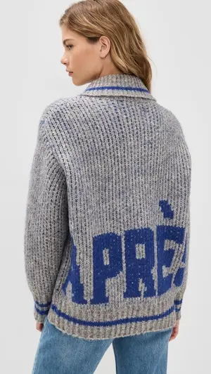 BAILEY ROSE Apres Ski Collared Zip-up Sweater