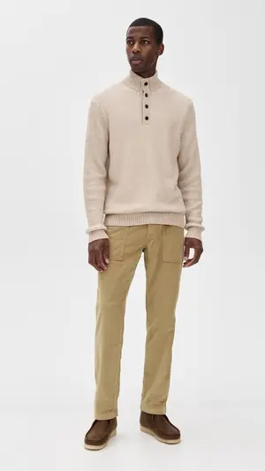 Faherty Brand Stretch Terry Corduroy Utility Pants