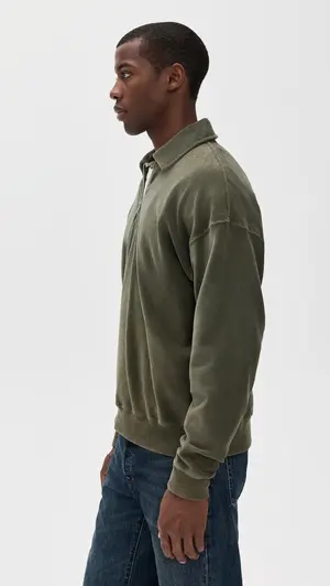 ASHER Claude Quarter Zip Sweatshirt