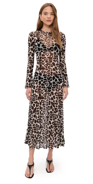LE BOP Hattie Maxi Dress - Leopard
