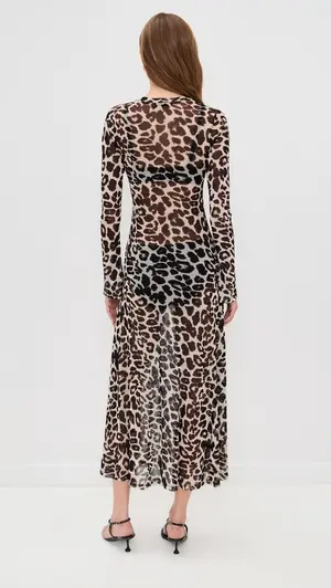 LE BOP Hattie Maxi Dress - Leopard