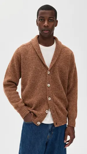 Howlin' Shaggy Bear Shawl Cardigan