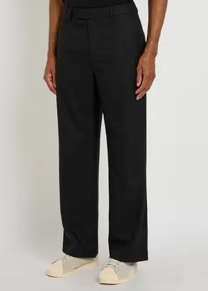 REPRESENT Straight-leg Woven Trousers - Black