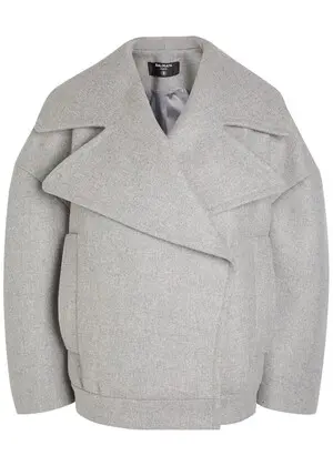 Balmain Wool And Cashmere-blend Coat