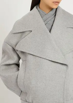 Balmain Wool And Cashmere-blend Coat
