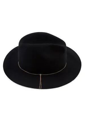 Eugenia Kim Sandy Wool Fedora Hat - Black