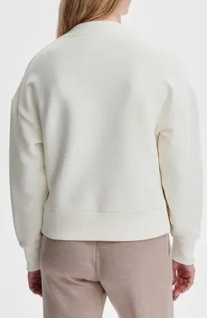 Varley Addelyn Ottoman Rib Sweatshirt - Ivory