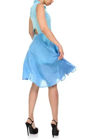 KAHINDO Double Collar Ombre Dress