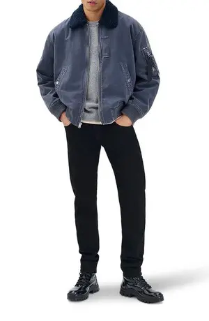 Rag & Bone B-15 Denim Bomber Jacket