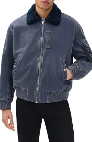 Rag & Bone B-15 Denim Bomber Jacket