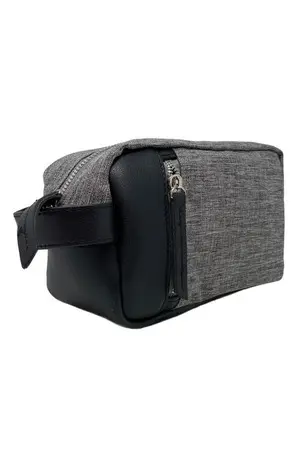 YOUZEY Toiletry Bag With Vegan Leather Trim