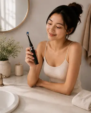 PURSONIC Black Sonic Toothbrush & Uv Sterilizer Set