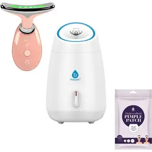 PURSONIC Complete At-home Facial Spa Bundlefacial Steamer - White