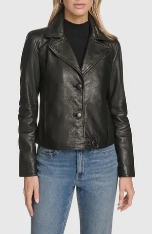 Andrew Marc Notched Lapel Jackets For Women