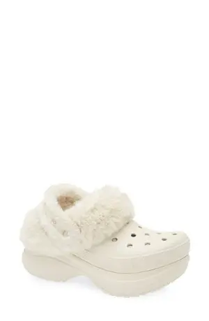 Crocs White Platform