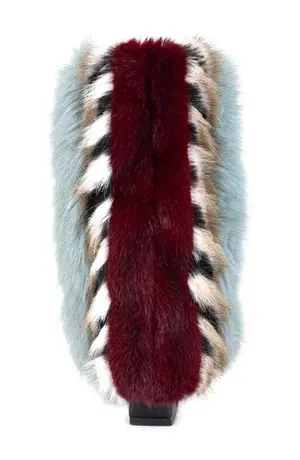 AZALEA WANG Briash Faux Fur Bootie