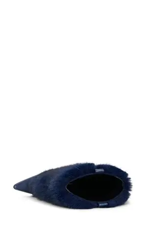 AZALEA WANG Friata Faux Fur Western Boots