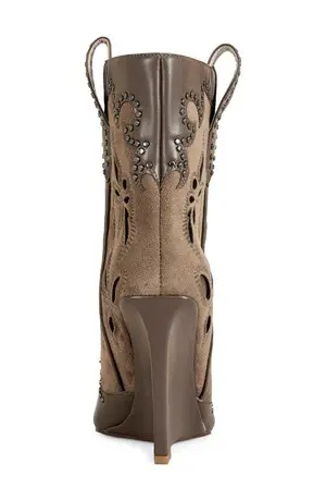 AZALEA WANG Talayah Western Wedge Bootie