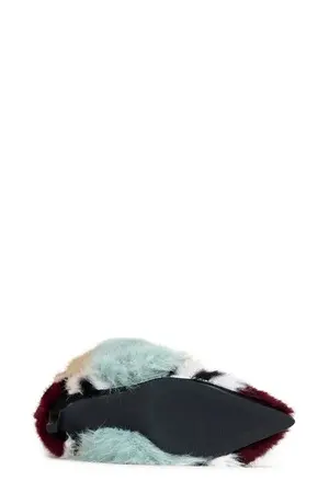 AZALEA WANG Upsella Faux Fur Stiletto Boots