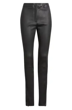 BOSS Simax Slim Fit Leather Pants