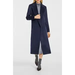 Sentaler Notched Lapel Coats For Women