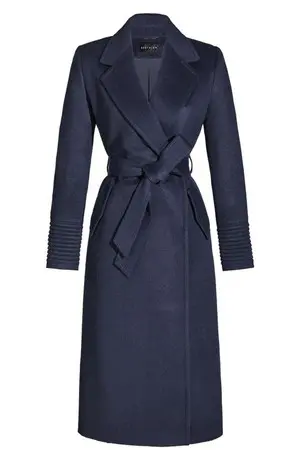 Sentaler Alpaca And Wool Wrap Coat