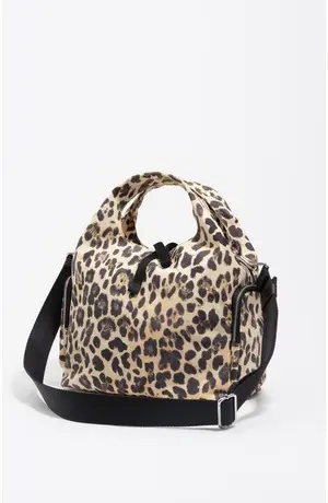 Bimba Y Lola Leopard Print Crossbody Bag