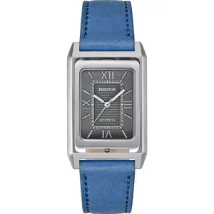 HERITOR AUTOMATIC Heritor Automatic Rectangular Stainless Steel Watch Blue